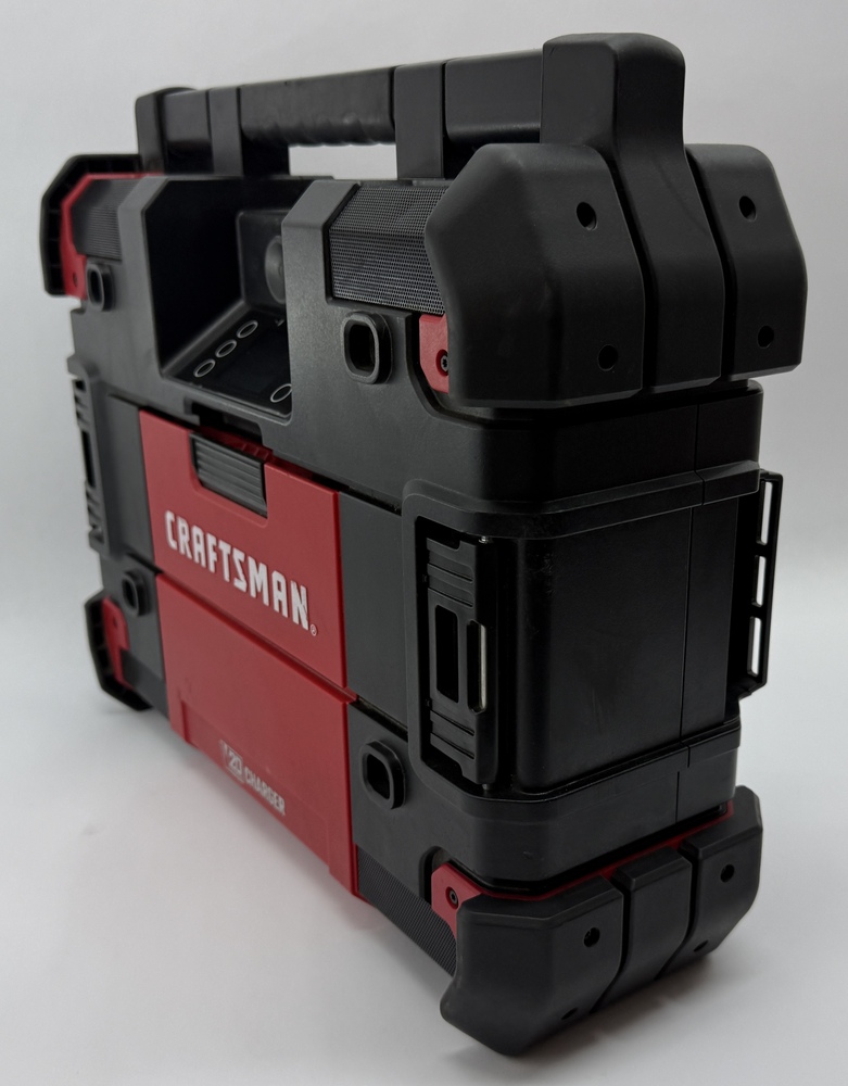 CRAFTSMAN VersaStack Water Resistant Cordless Jobsite Radio/Charger ...