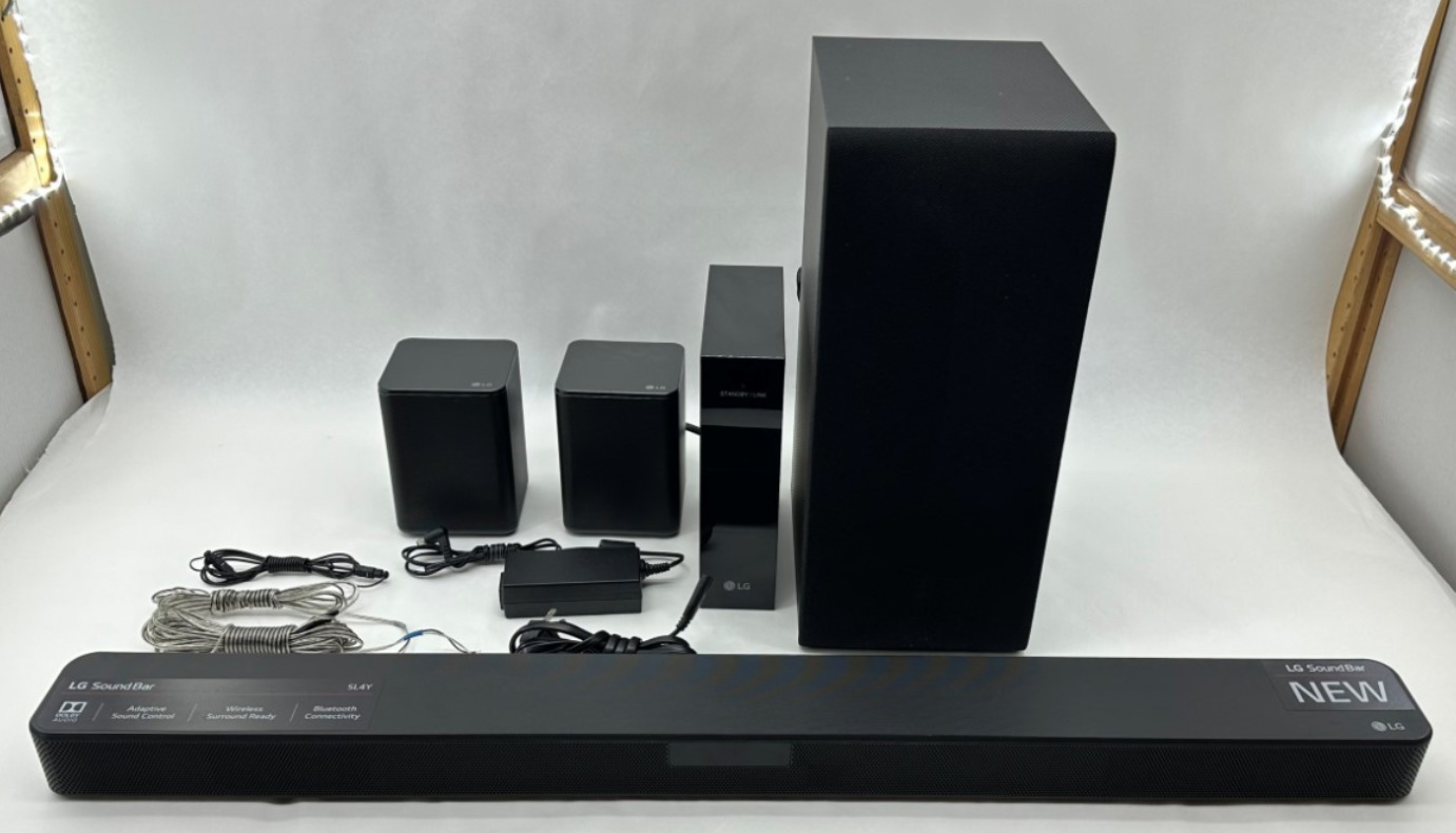 LG SL4Y Soundbar, Sub, & Speaker Set | Heartland Pawn & Jewelry