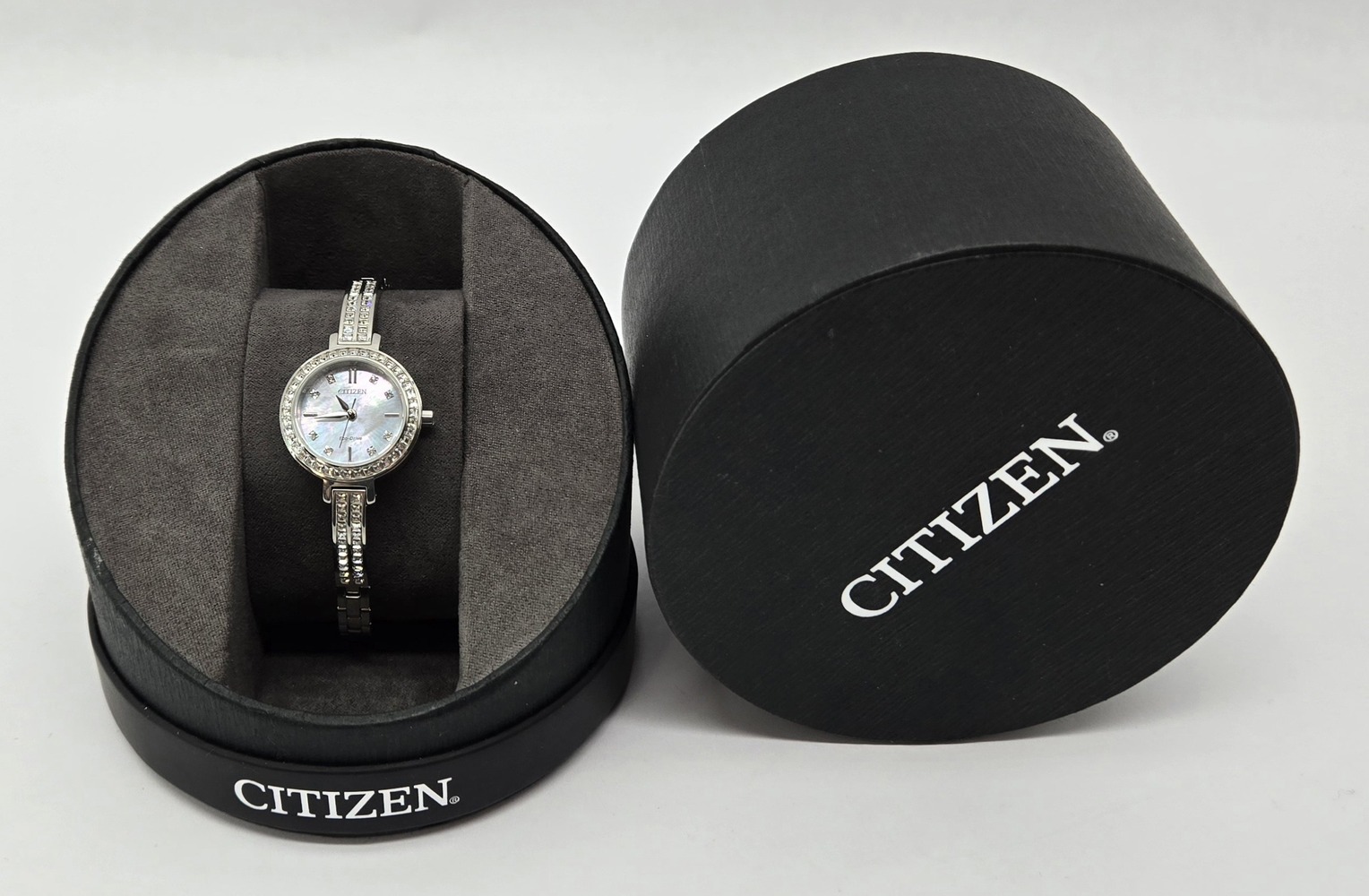 Citizen Eco-Drive Women's Silhouette Crystal Watch 25mm EM0860-51D | Heartland Pawn & Jewelry
