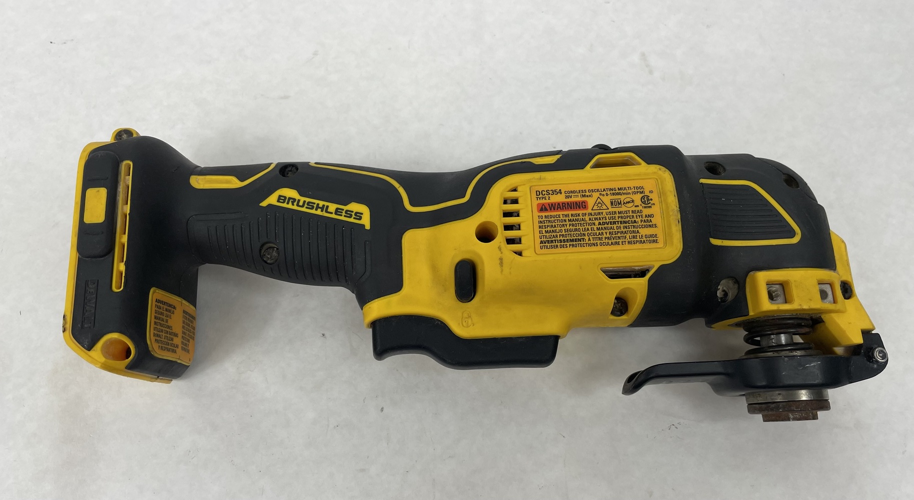 DeWalt 20V MAX Cordless Brushless Oscillating Multi Tool DCS354 ...