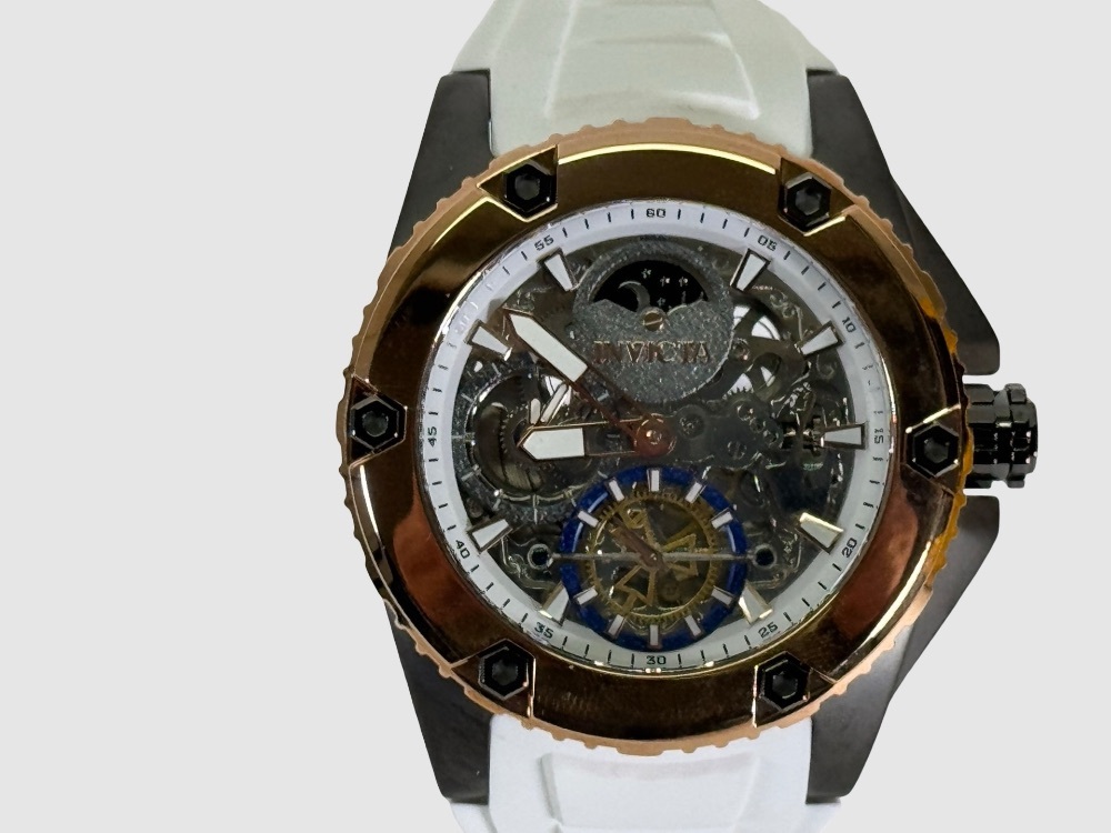 Invicta Akula 42772 Automatic Skeleton Dial Gents Wristwatch ...