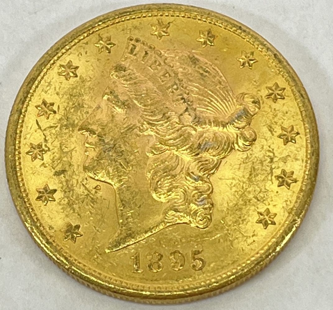 1895 Liberty Head $20 Gold Double Eagle 1oz Gold Coin | Heartland Pawn ...