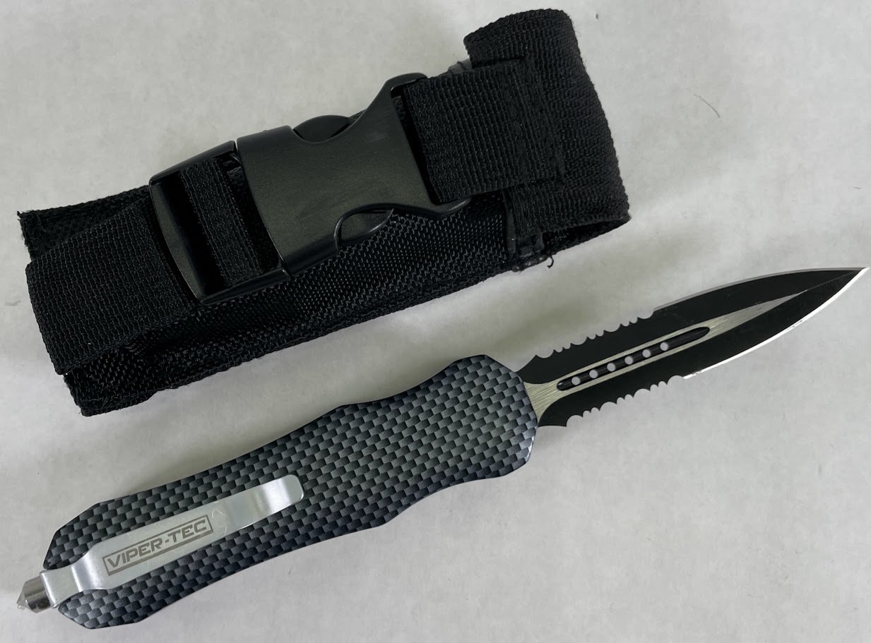 Viper Tec Carbon Fiber OTF Knife | Heartland Pawn & Jewelry