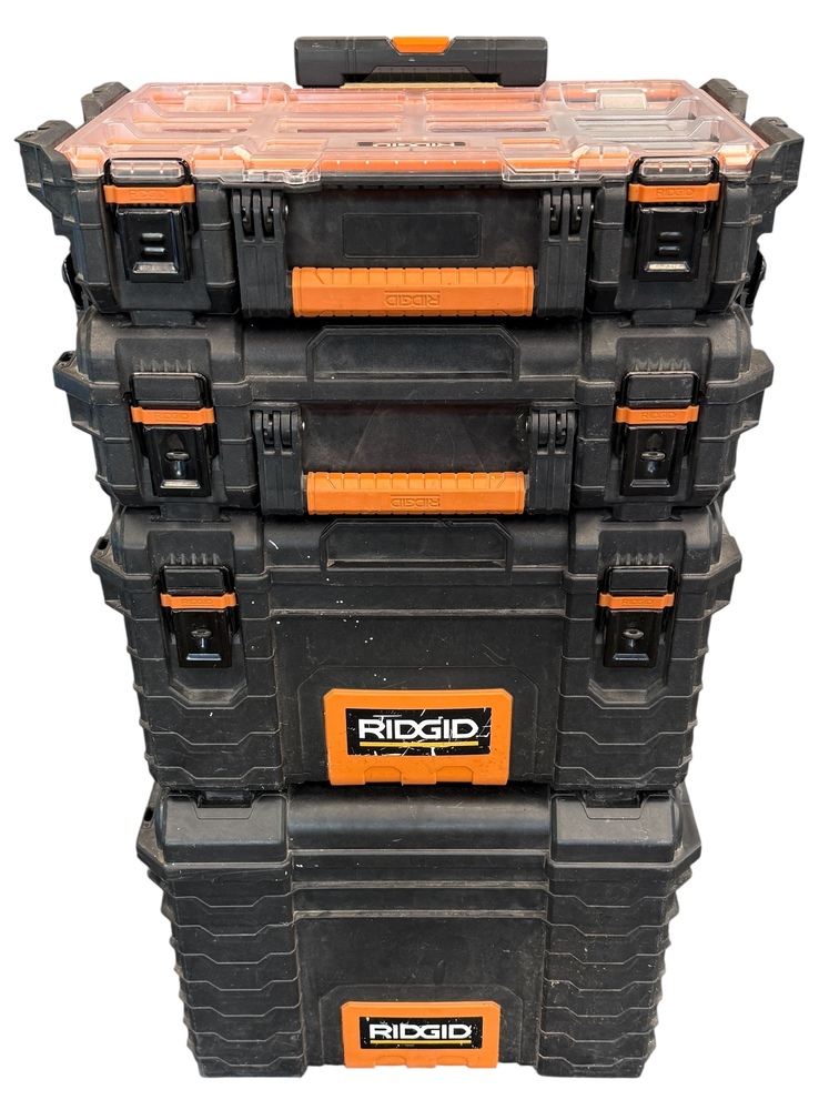 Rigid Pro Gear System Gen 2.0 Rolling Tool Box with 4 Removable Tool ...