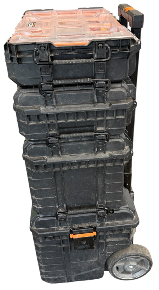 Rigid Pro Gear System Gen 2.0 Rolling Tool Box with 4 Removable Tool ...