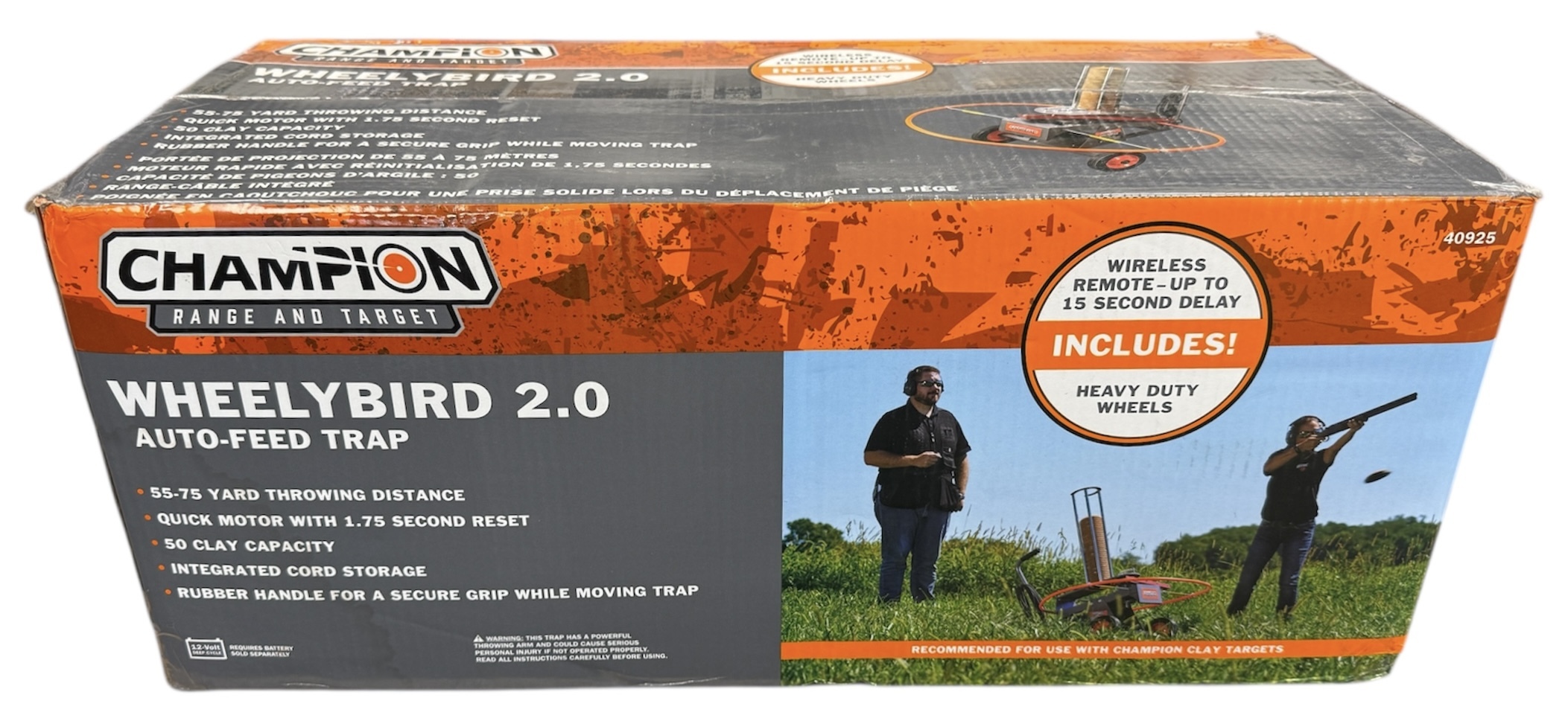 Champion 40925 WheelyBird 2.0 Auto Feed Trap Thrower -NEW | Heartland ...