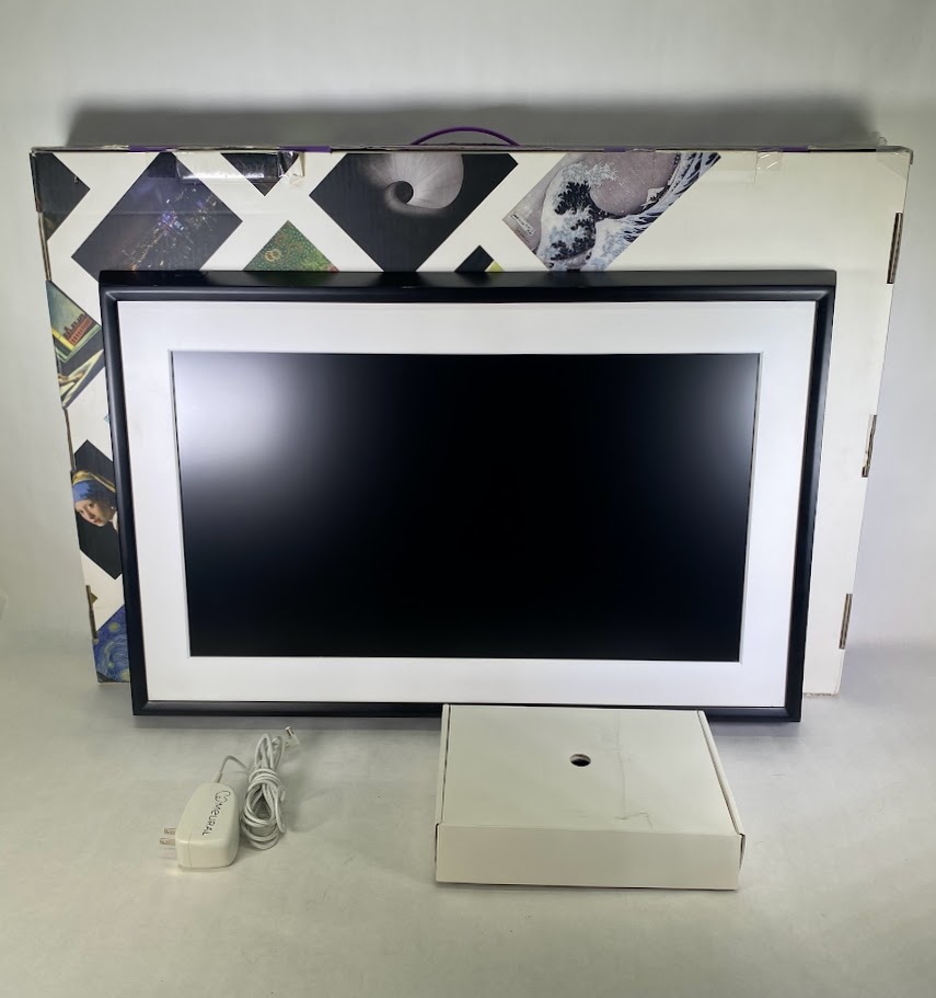 Netgear Meural Canvas 27" HD Digital Canvas In 19X29 Wood Frame - Black ...