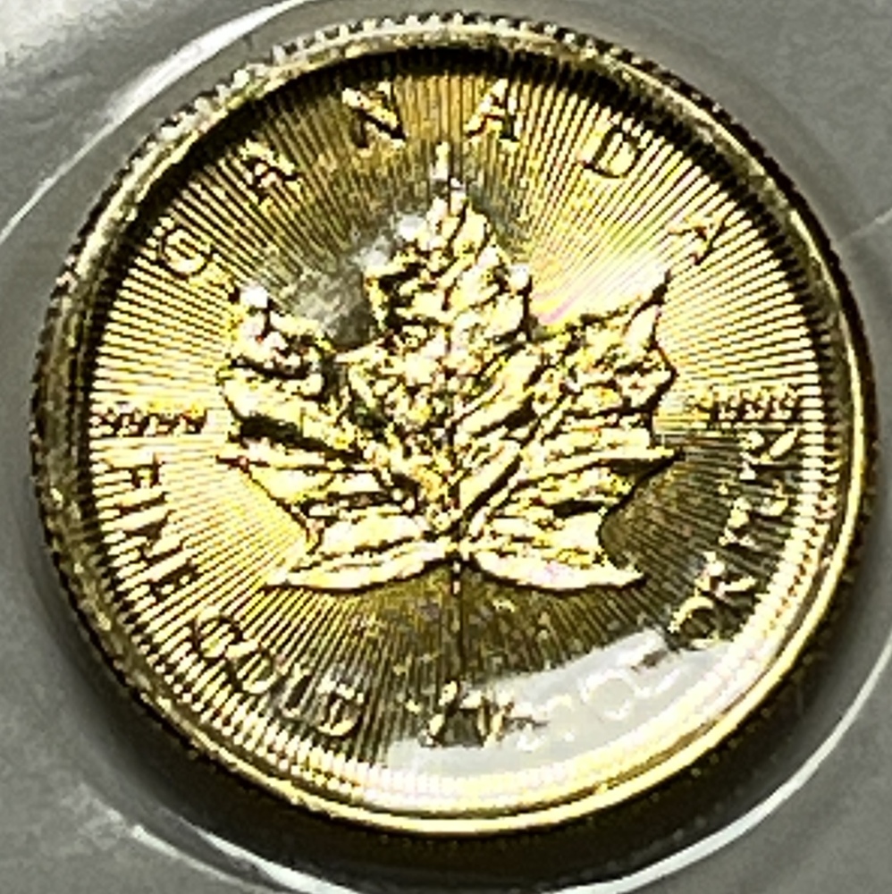 Canada Gold Maple Leaf 1/20oz .9999 Fine Gold | Heartland Pawn & Jewelry